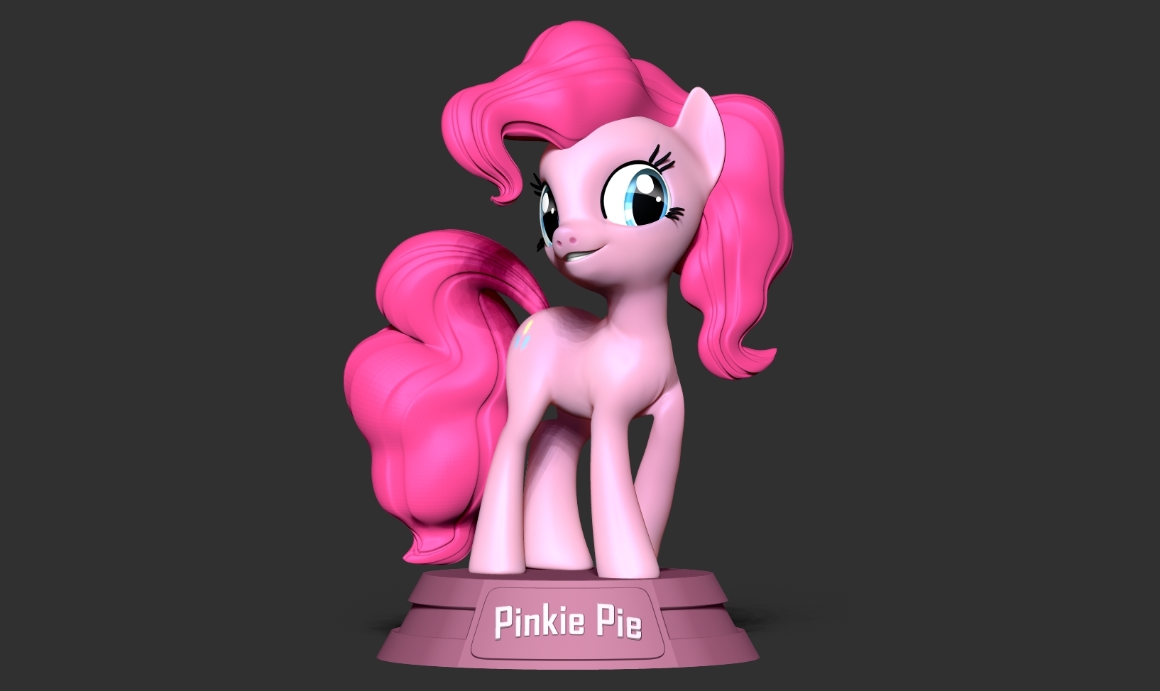 3D file Pinkie Pie - Little Pony・3D printer model to download・Cults