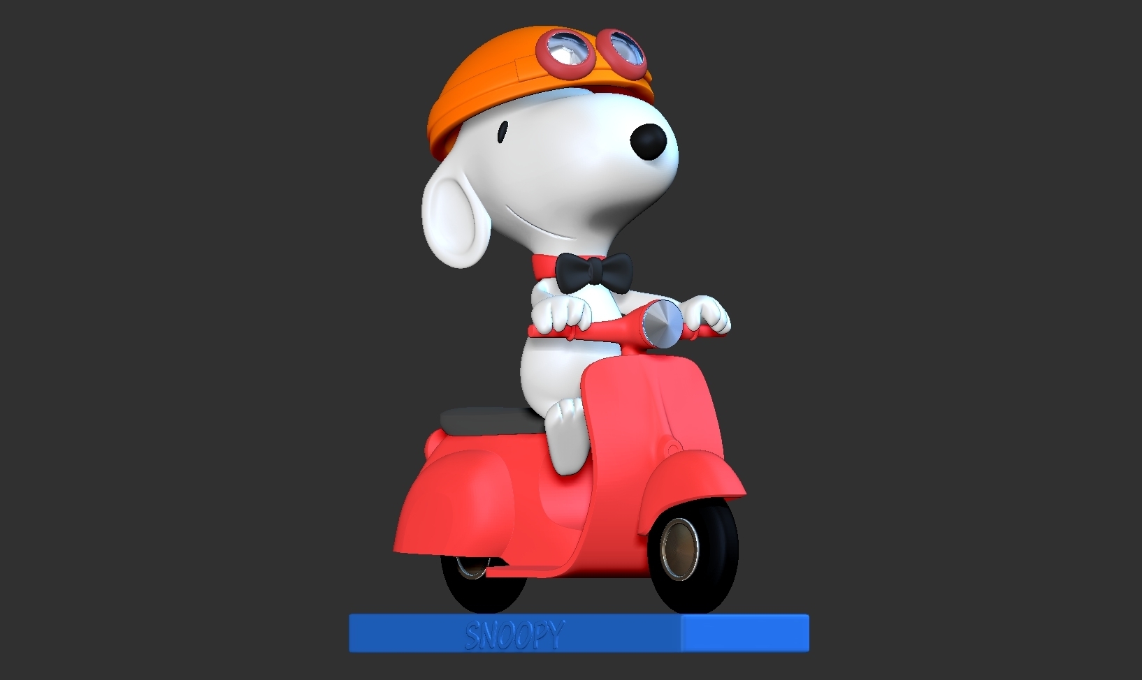 Download STL file Snoopy dog • Template to 3D print ・ Cults