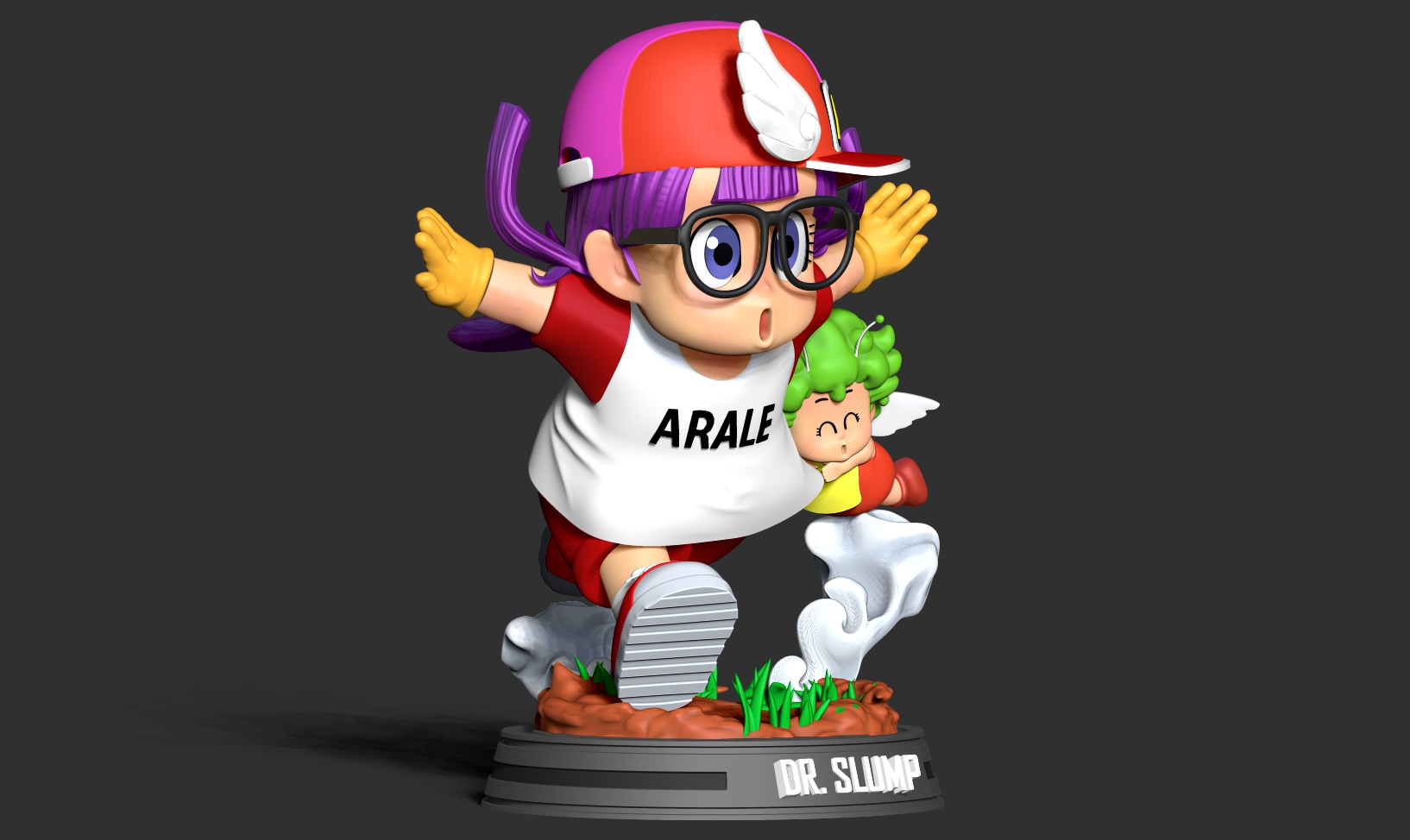 3D file Arale and Gatchan・3D printable model to download・Cults