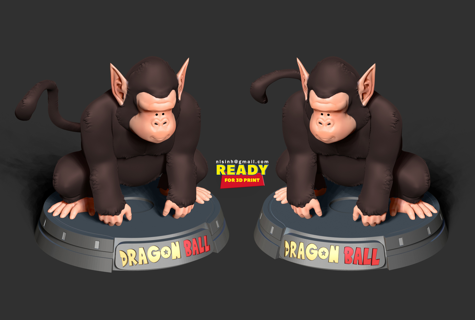 3D-Datei Bubbles - Dragon Ball Fanart・3D-druckbare Vorlage zum herunterladen・Cults