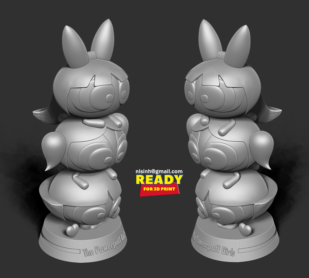 3D file The Powerpuff Girls 🌼・3D printing template to download・Cults