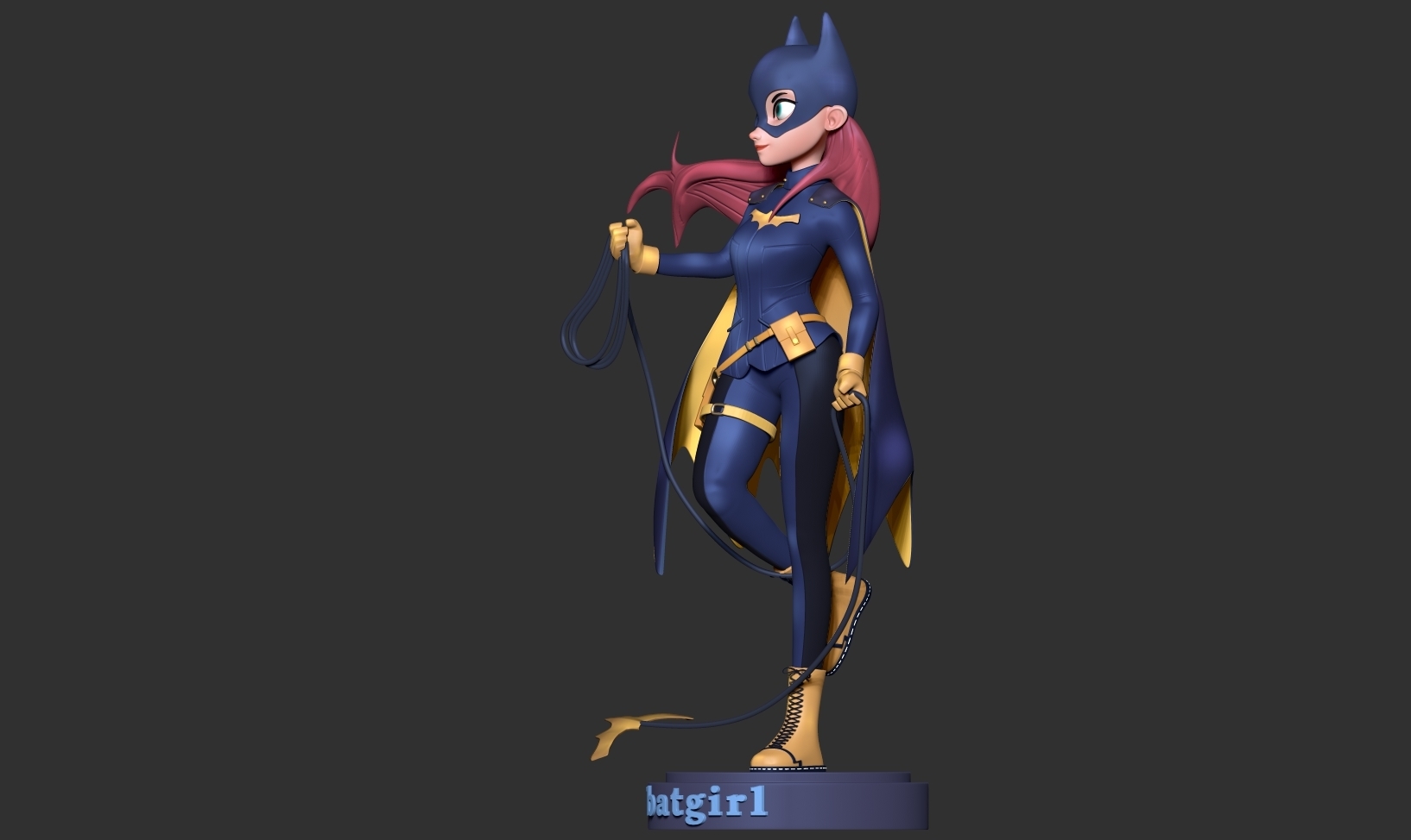 3D file Batgirl Fanart 👧・3D printable model to download・Cults
