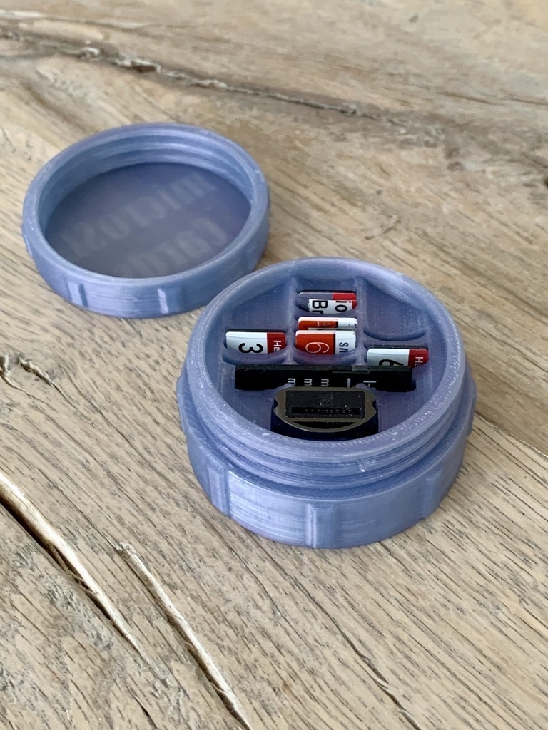 Free 3D file MicroSD Card holder v2 📦・3D printer design to download・Cults