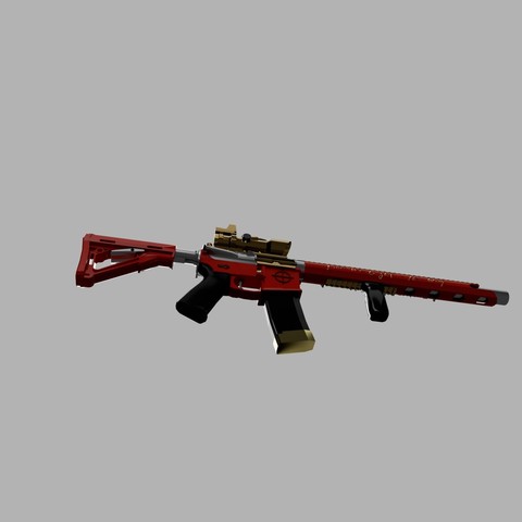 Download 3D printer designs DeadShot Ar Rifle ・ Cults