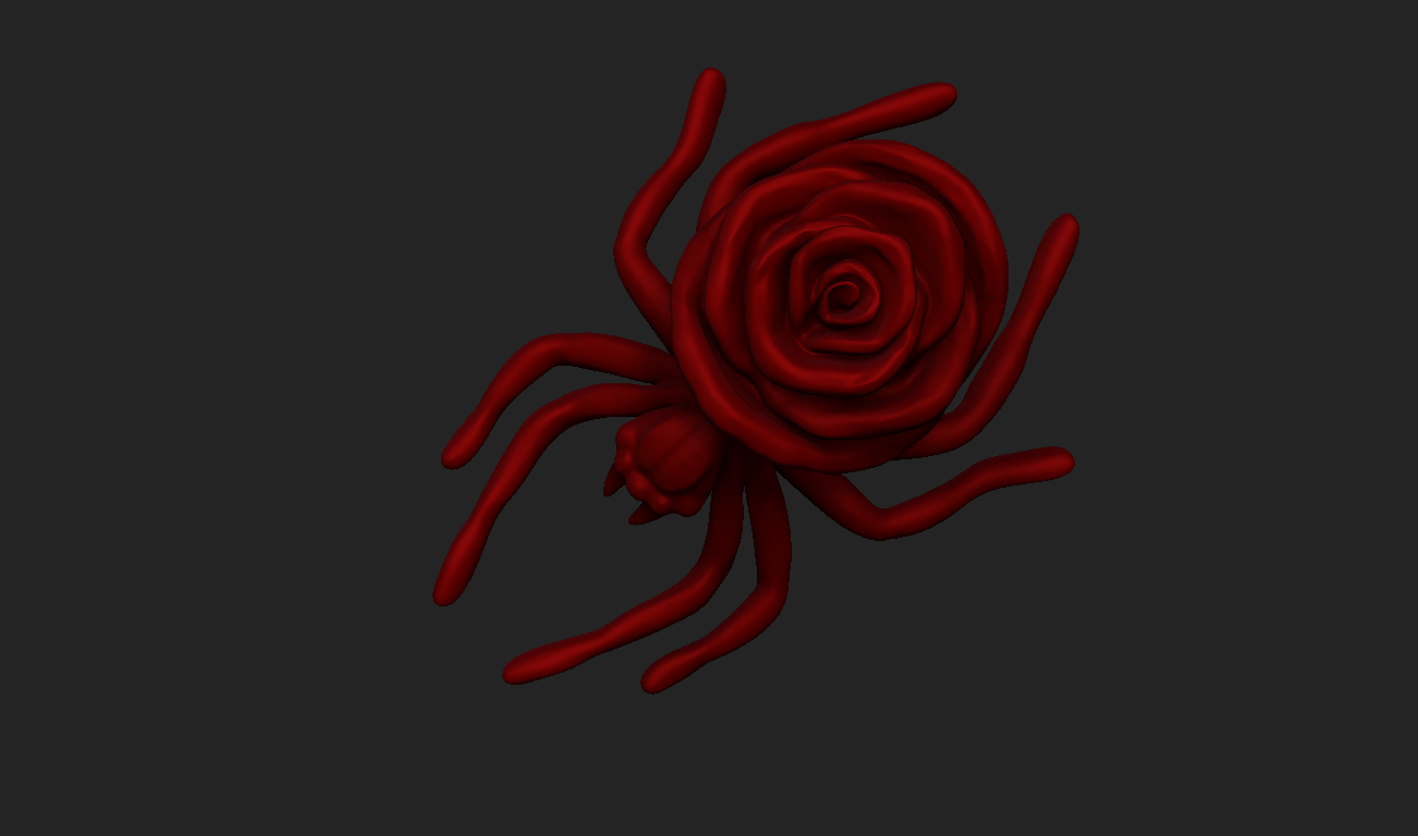 3D file Spider Rose・3D print design to download・Cults