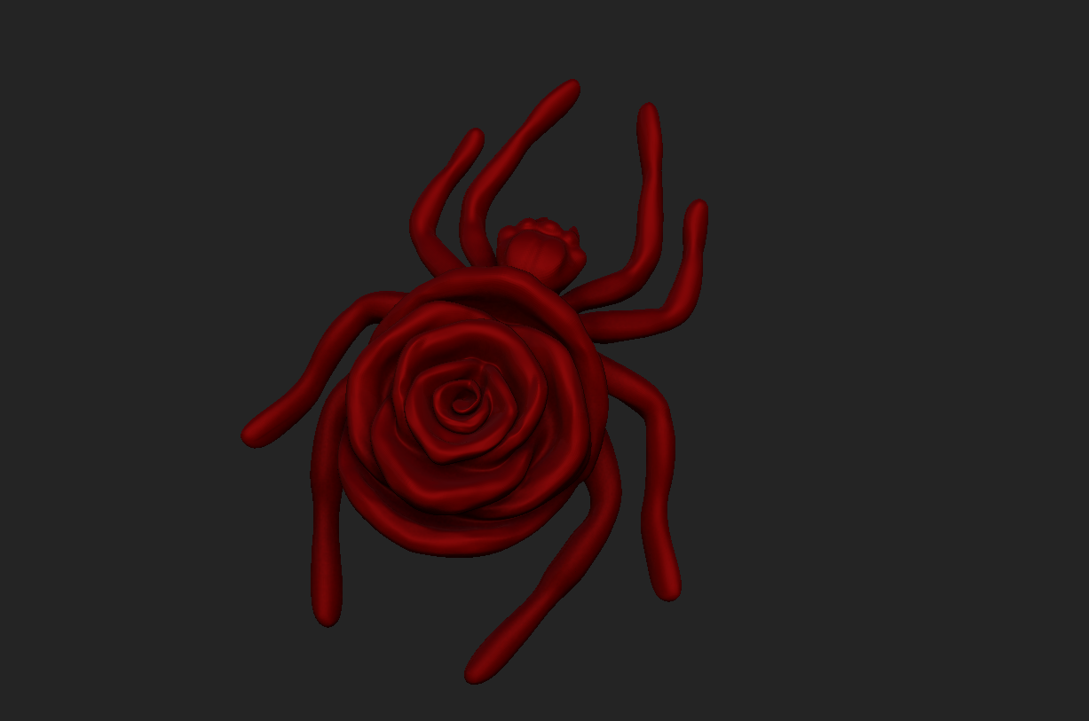 3D file Spider Rose・3D print design to download・Cults