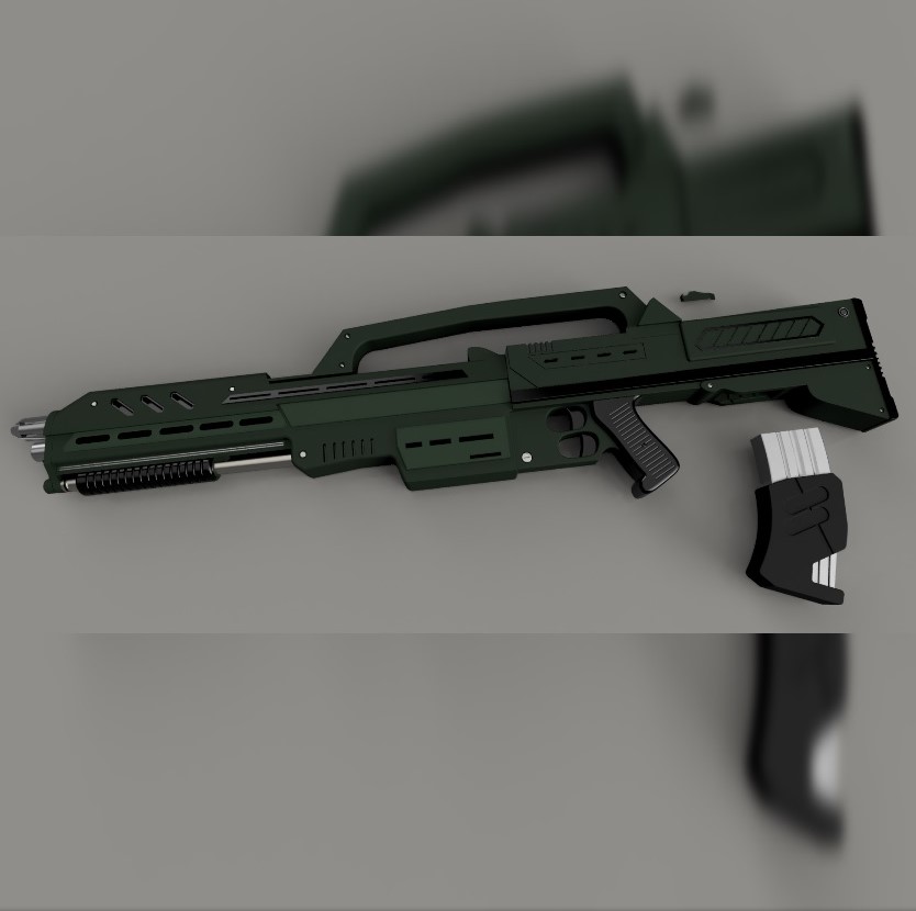 STL file Morita Rifle Starship Troopers 👽・3D print design to download・Cults