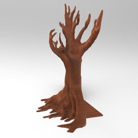 Download STL file Tree book end • 3D printing model ・ Cults