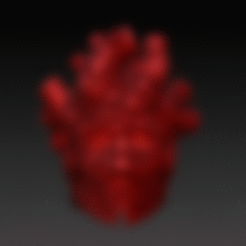 Download OBJ file Shin Mask Dorohedoro • 3D printing design ・ Cults