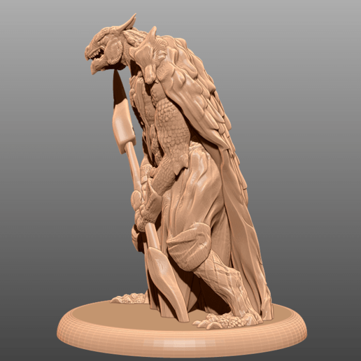 Download free 3D print files Dragonborn - Tabletop Miniature ・ Cults