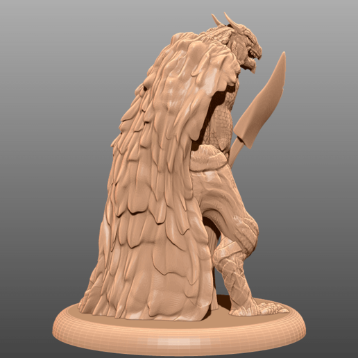 Download free 3D print files Dragonborn - Tabletop Miniature ・ Cults