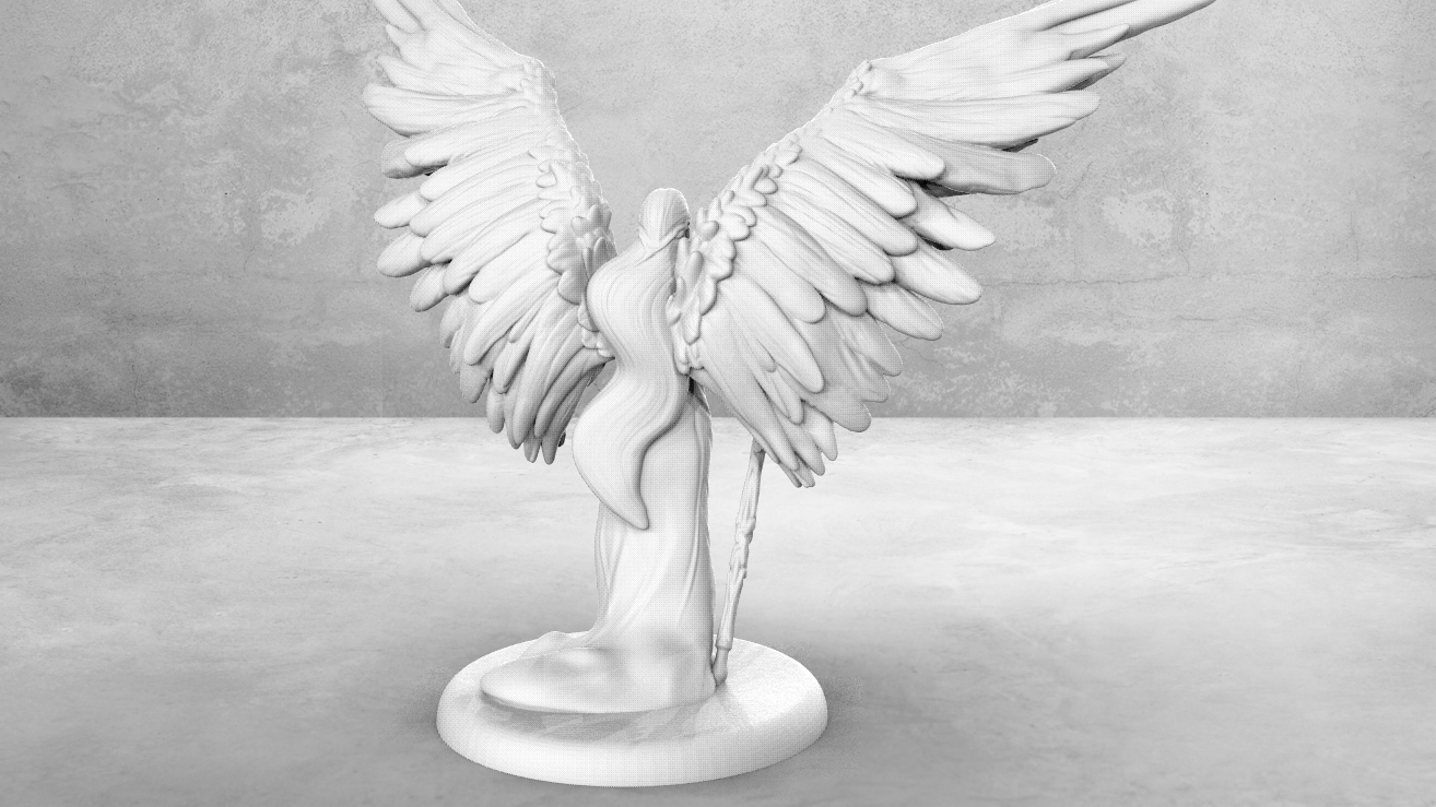 STL file Angel - Tabletop Miniature・3D printer design to download・Cults