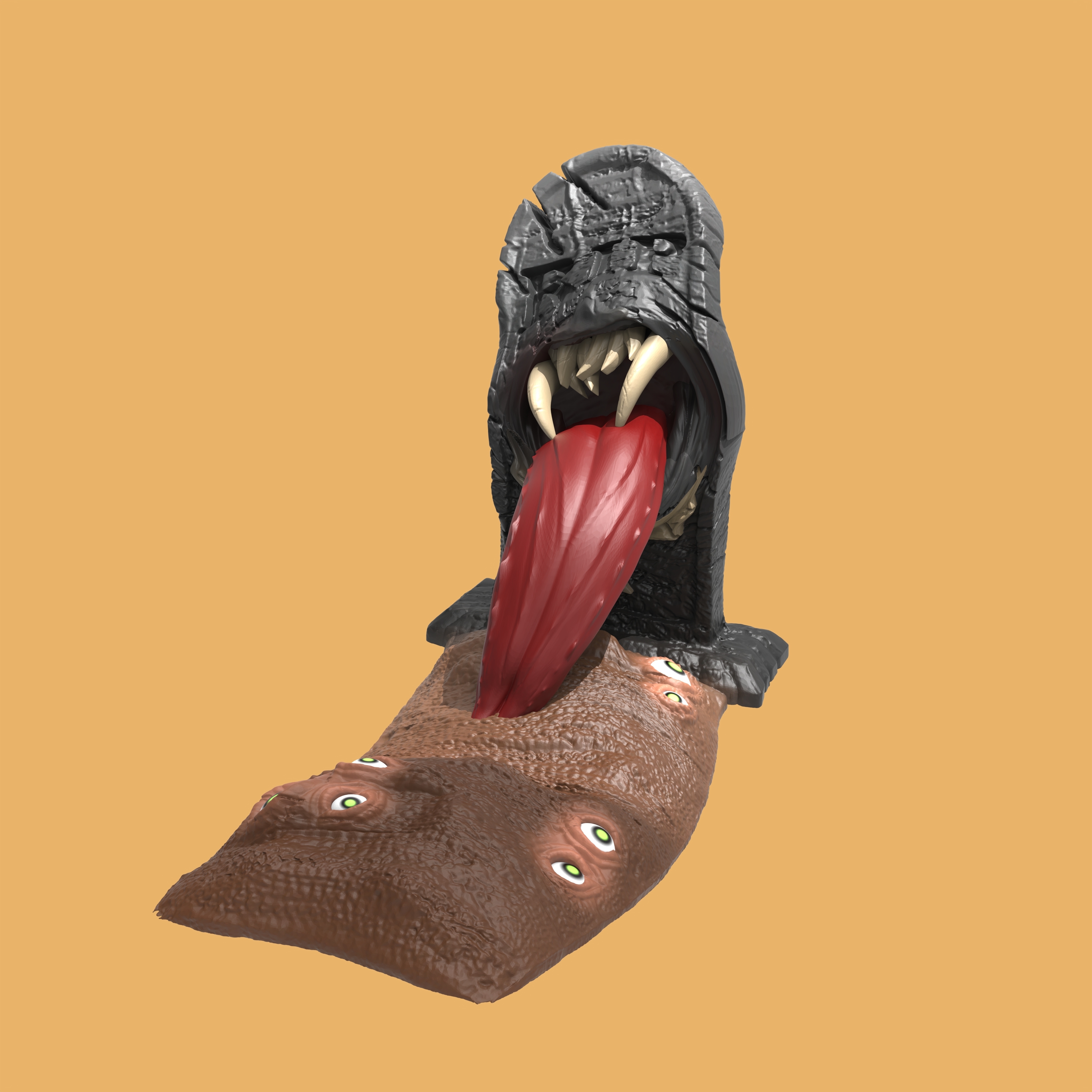 STL file Mimic Tombstone - Revealed・3D printable design to download・Cults