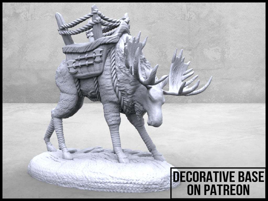 STL file War Moose - Tabletop Miniature・Model to download and 3D print ...