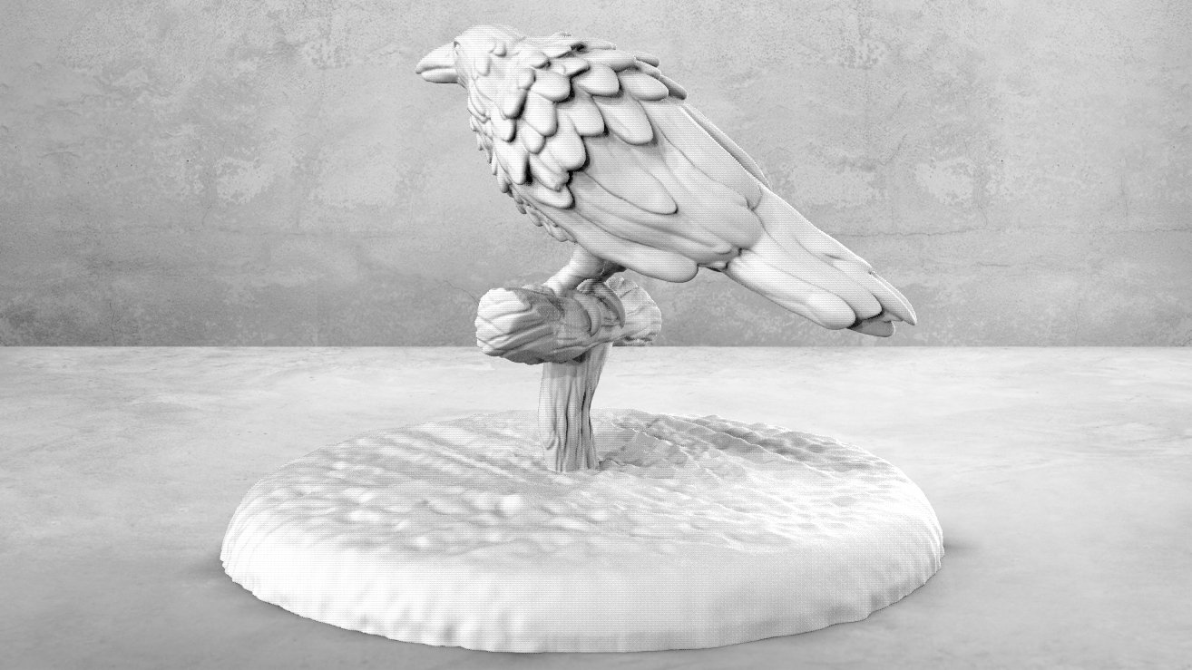 Free STL file Raven - Casual Pose - Tabletop Miniature 🐦・3D print ...