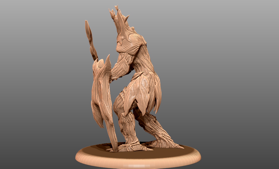 Free STL file Tree Guardian - Tabletop Miniature・3D printing model to ...
