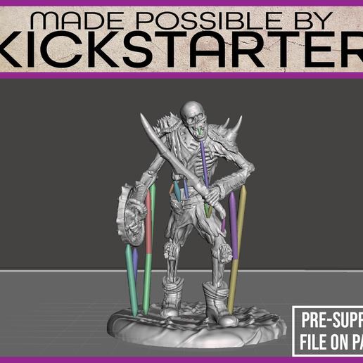 Download free STL file Skeleton - Tabletop Miniature • 3D printing ...