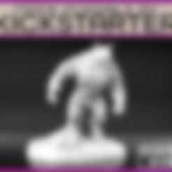 Download free 3D printer designs Werewolf - Tabletop Miniature ・ Cults