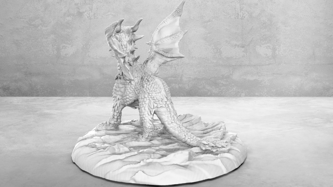 Archivo STL gratis Dragonling - Postura informal - Miniaturas de mesa ...