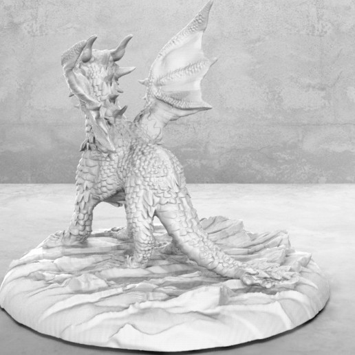 Download free 3D model Dragonling - Casual Pose - Tabletop Miniature ...