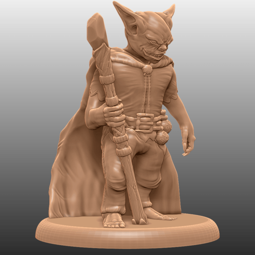 Download free STL file Goblin Caster - Tabletop Miniature • 3D print ...