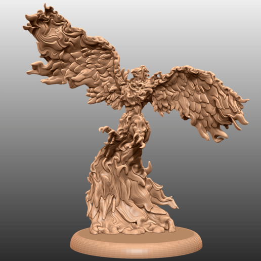 Download free STL file Phoenix - Tabletop Miniature • 3D printer model ...