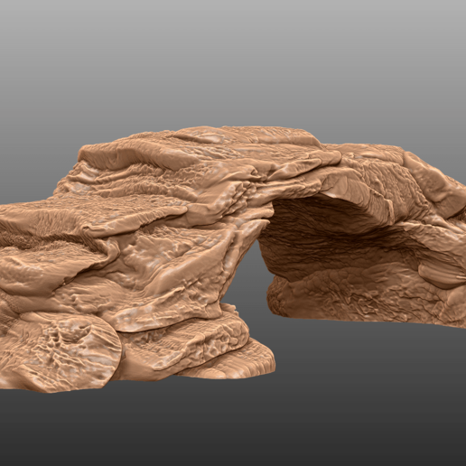 Download free STL file Rock Bridge - Tabletop Terrain • 3D printable ...