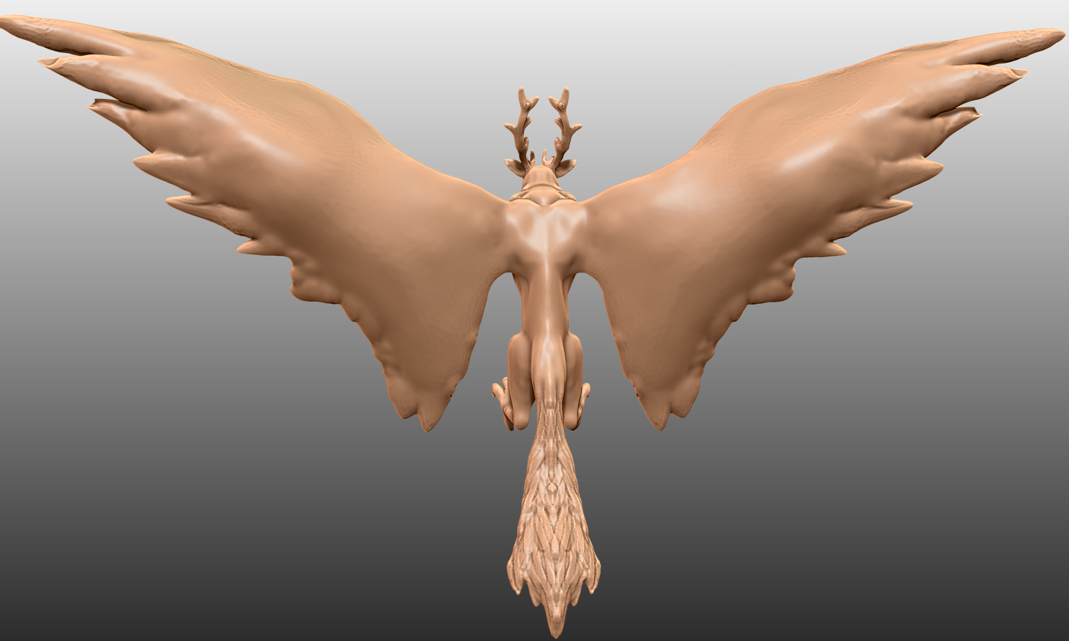 Free STL file Peryton - Tabletop Miniature・3D printer model to download・Cults