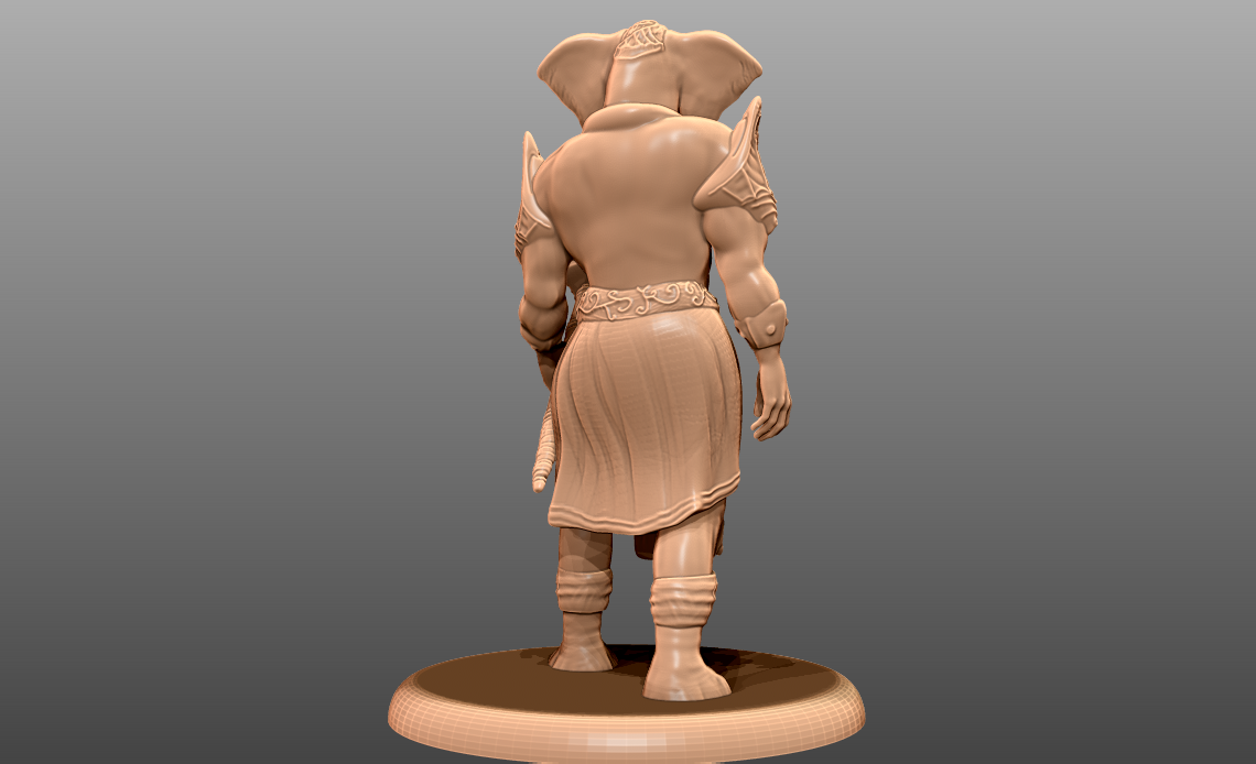 Free STL file Loxodon - Tabletop Miniature 🎲・3D printing idea to ...