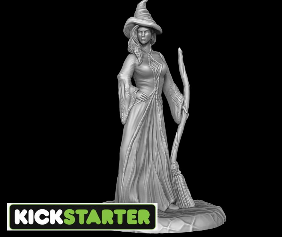 STL file Witch - Kickstarter Model 🧙‍♀️・3D printer design to download・Cults