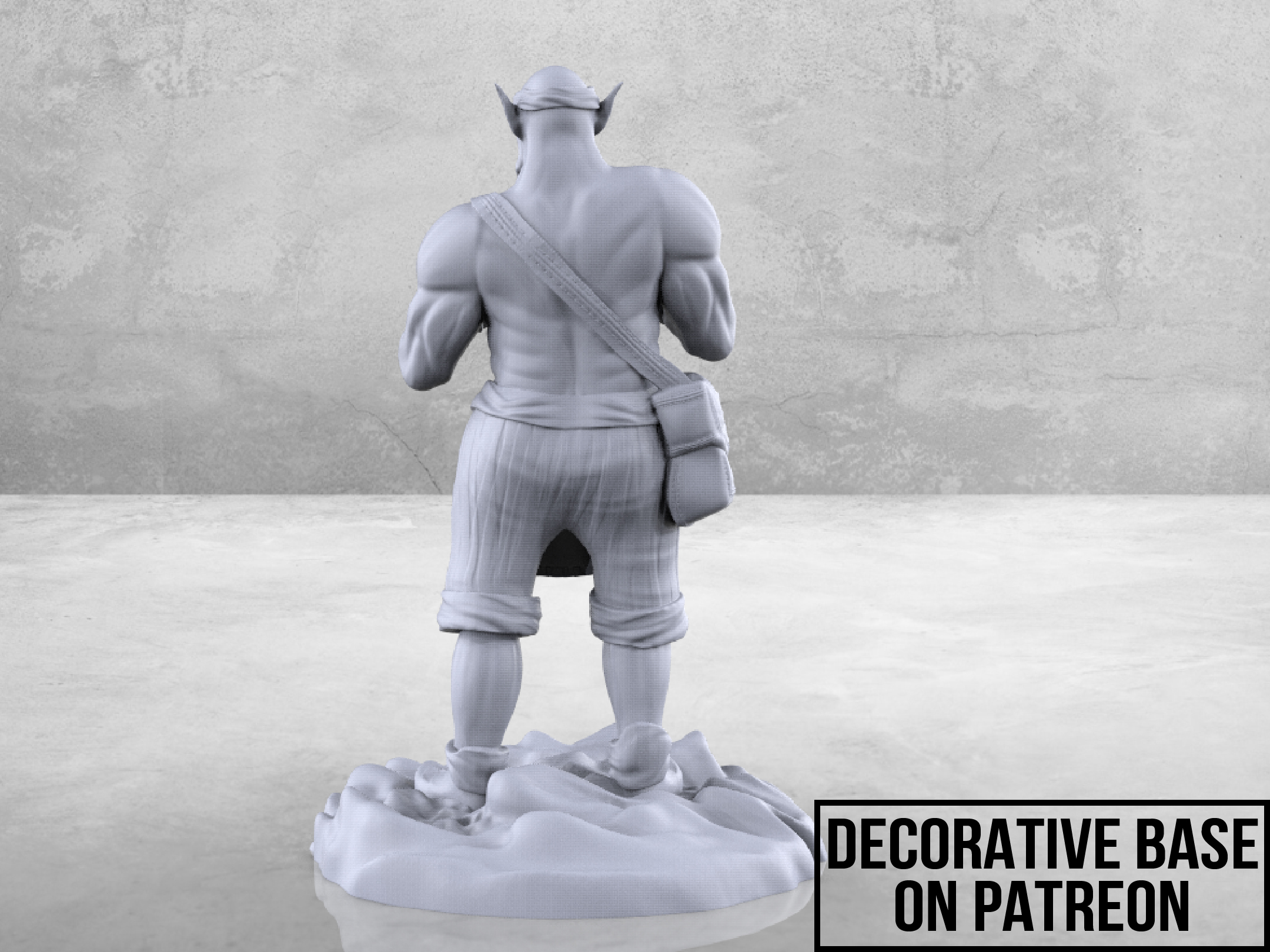 STL file Orc Monk - Tabletop Miniature・3D printable design to download ...