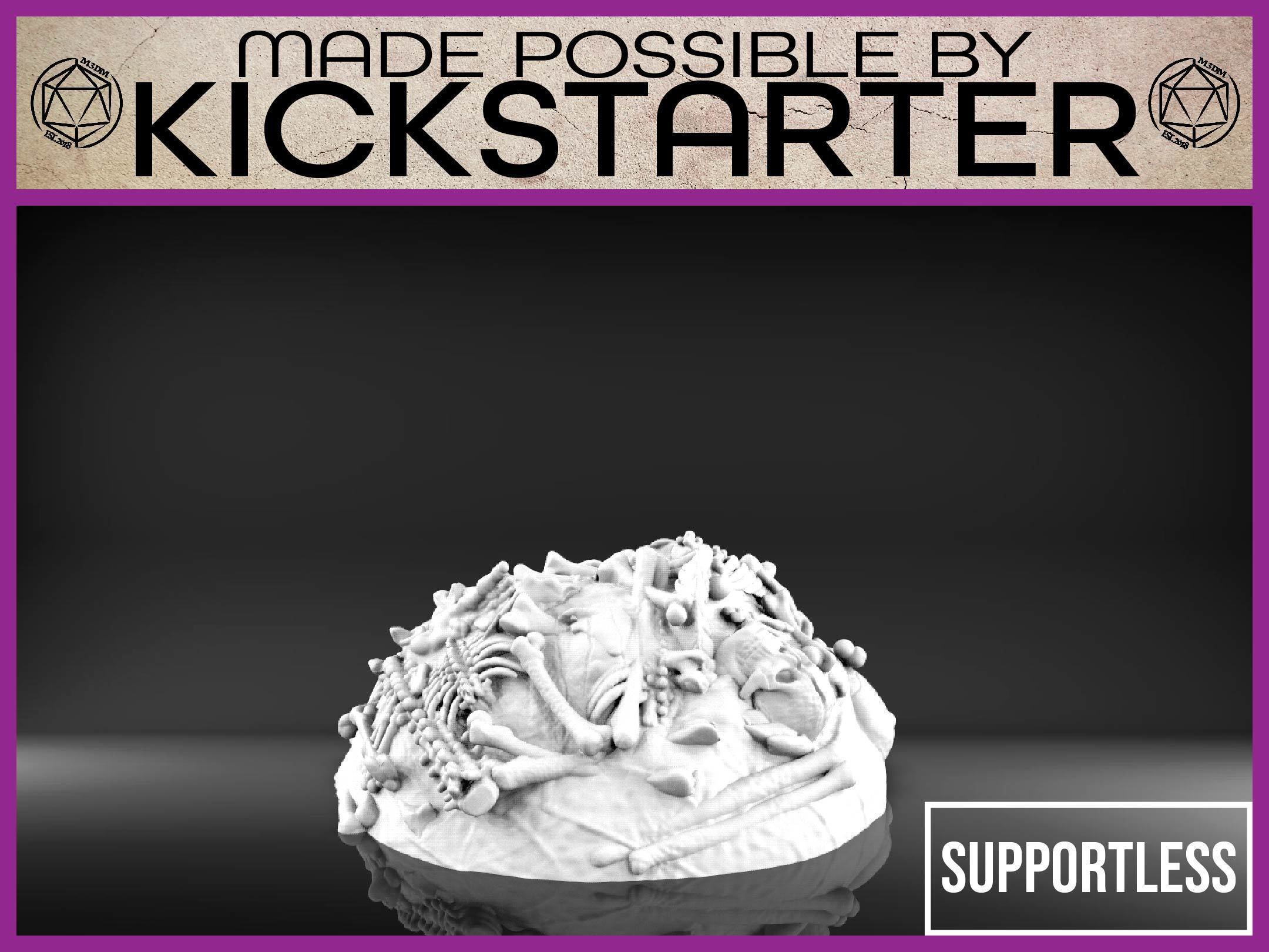 STL file Bone Pile - Tabletop Scatter Terrain・3D printable model to ...