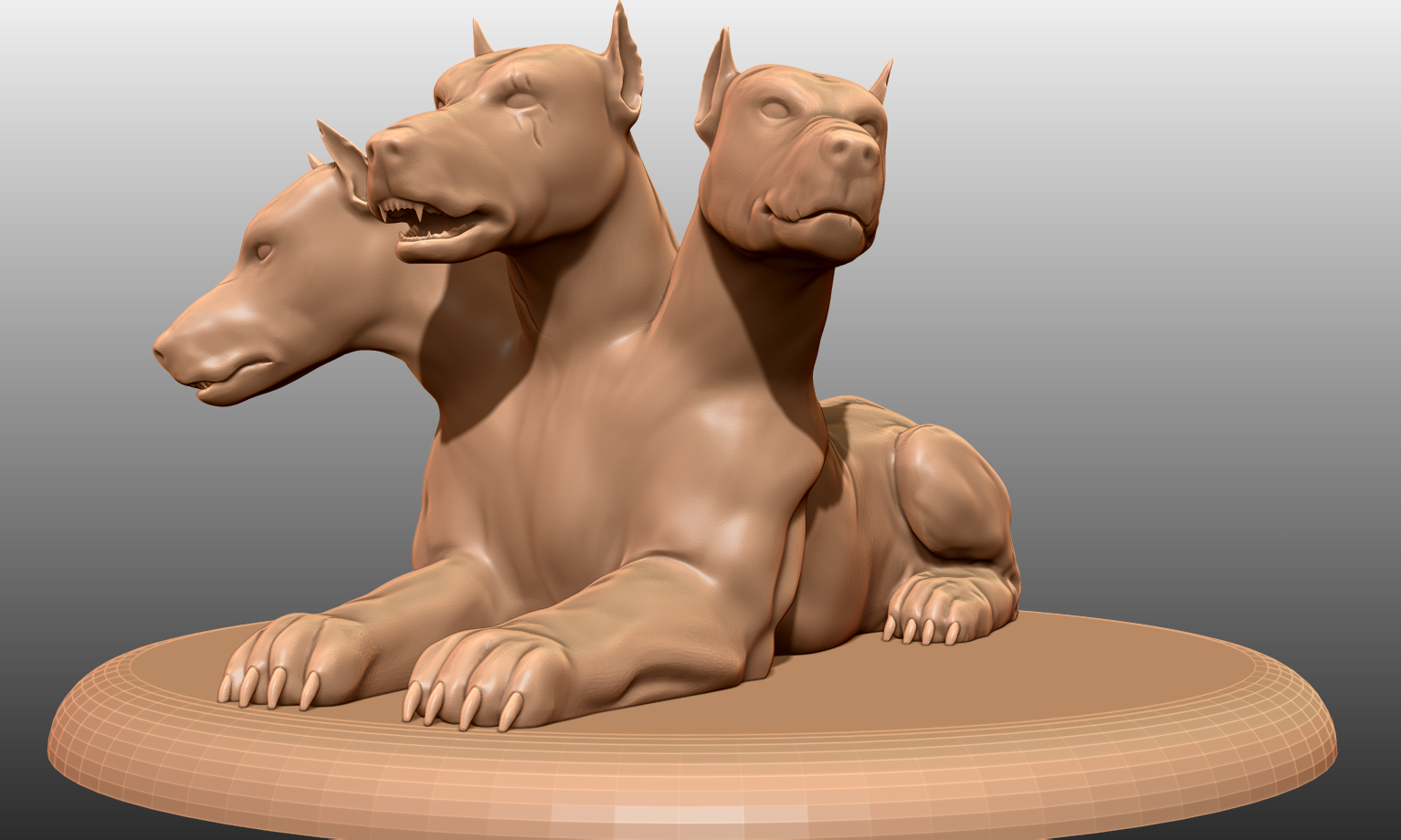 Бесплатный STL файл Cerberus - Tabletop Miniature・3D-печатный дизайн ...