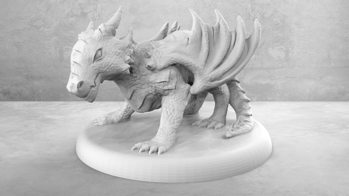 Télécharger fichier STL gratuit Bébé Dragon en colère • Plan imprimable ...