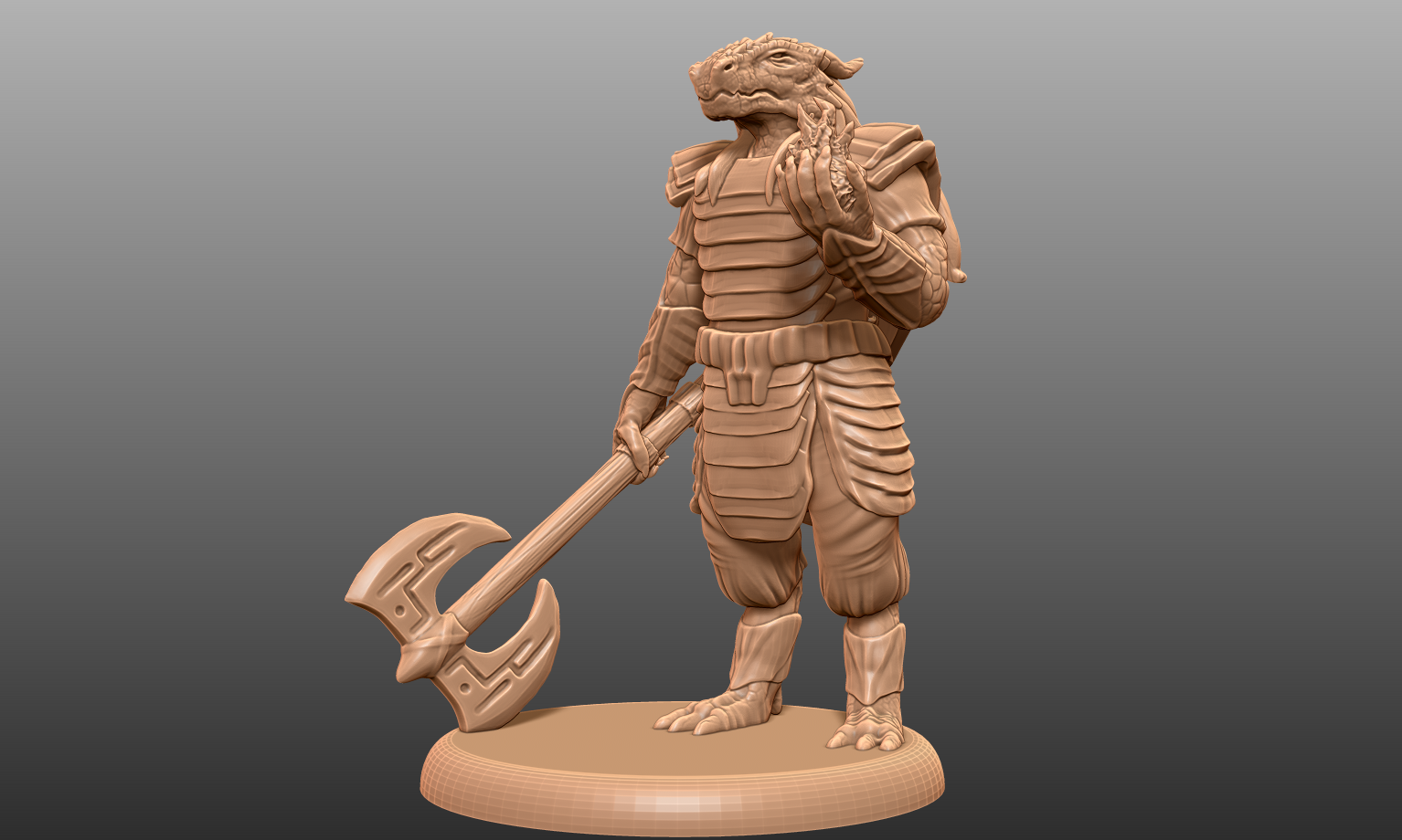 Free STL file Dragonborn Eldritch Knight - Tabletop Miniature 🎲・3D ...