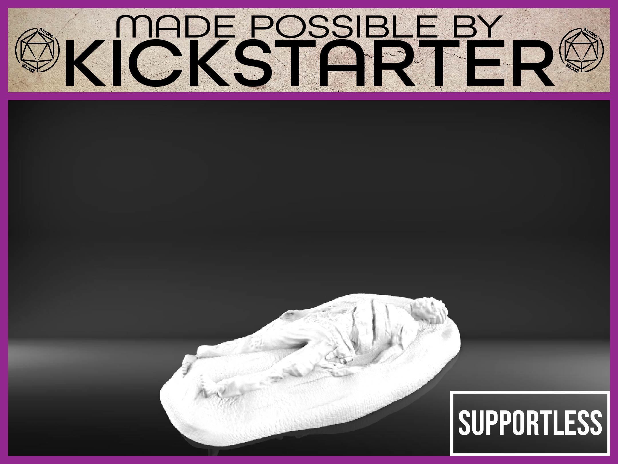 STL file Dead Body - Tabletop Scatter Terrain・3D print object to ...