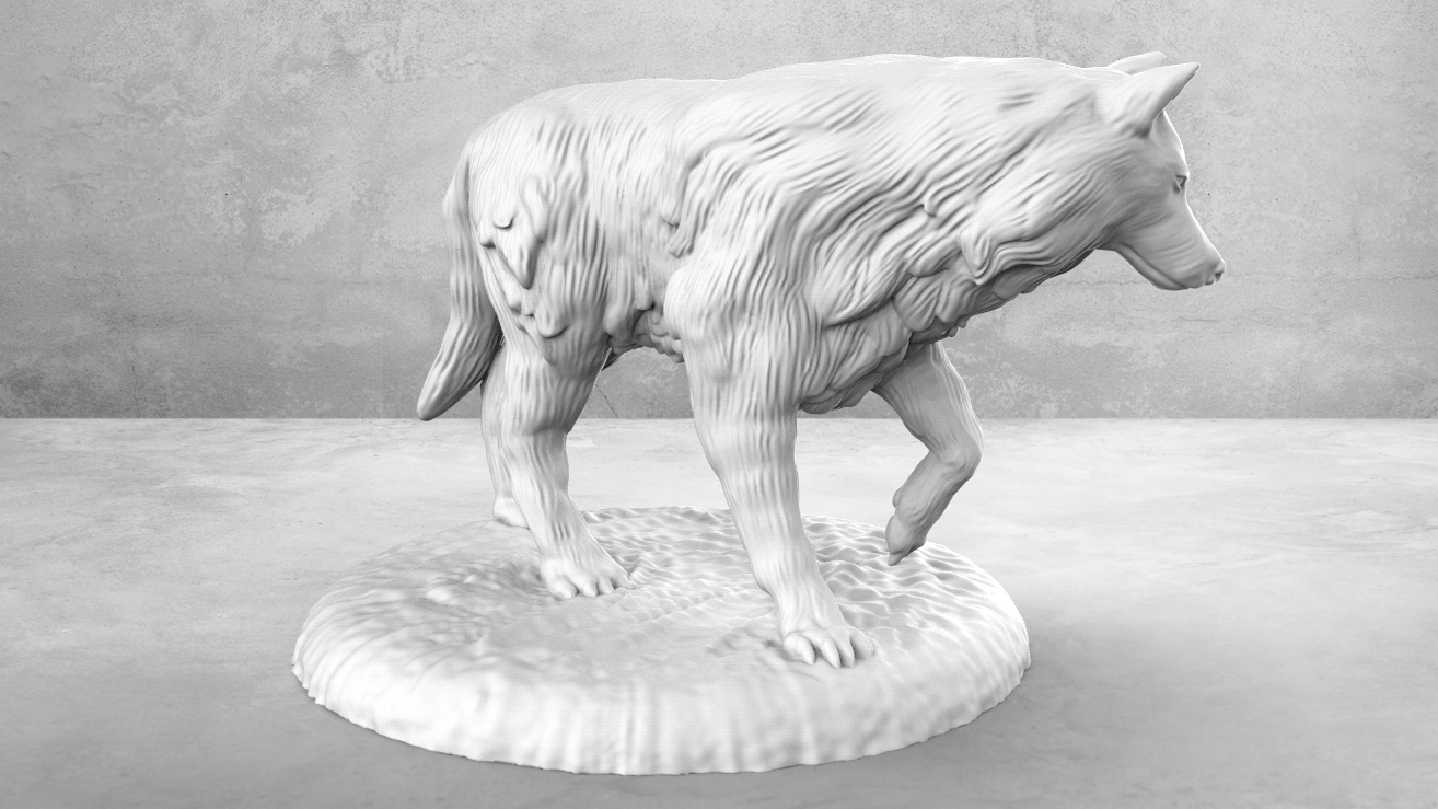Free STL file Wolf - Casual Pose - Tabletop Miniature・3D print object ...