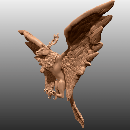 Download free STL files Peryton - Tabletop Miniature ・ Cults