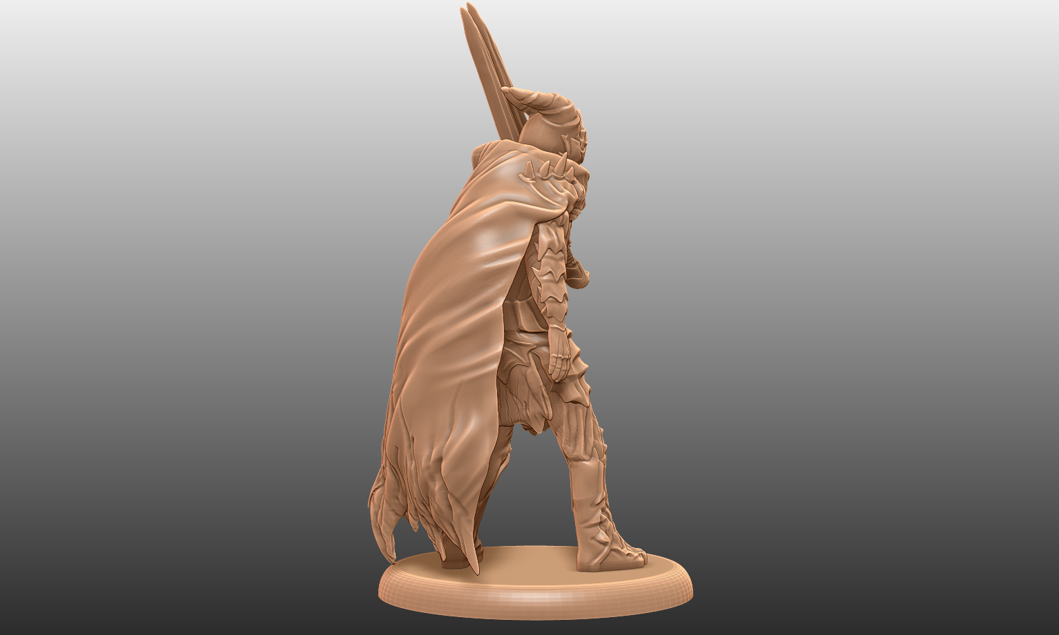STL file Haunted Knight - Tabletop Miniature・3D printer design to ...