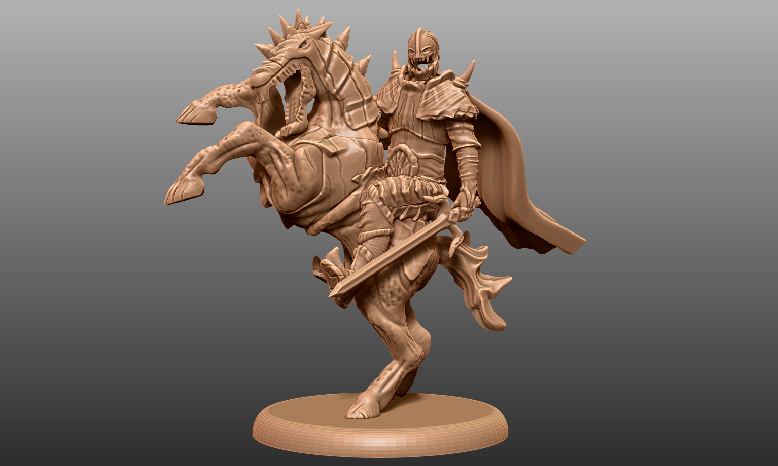 Free STL file Haunted Horseman - Tabletop Miniature・3D printing ...