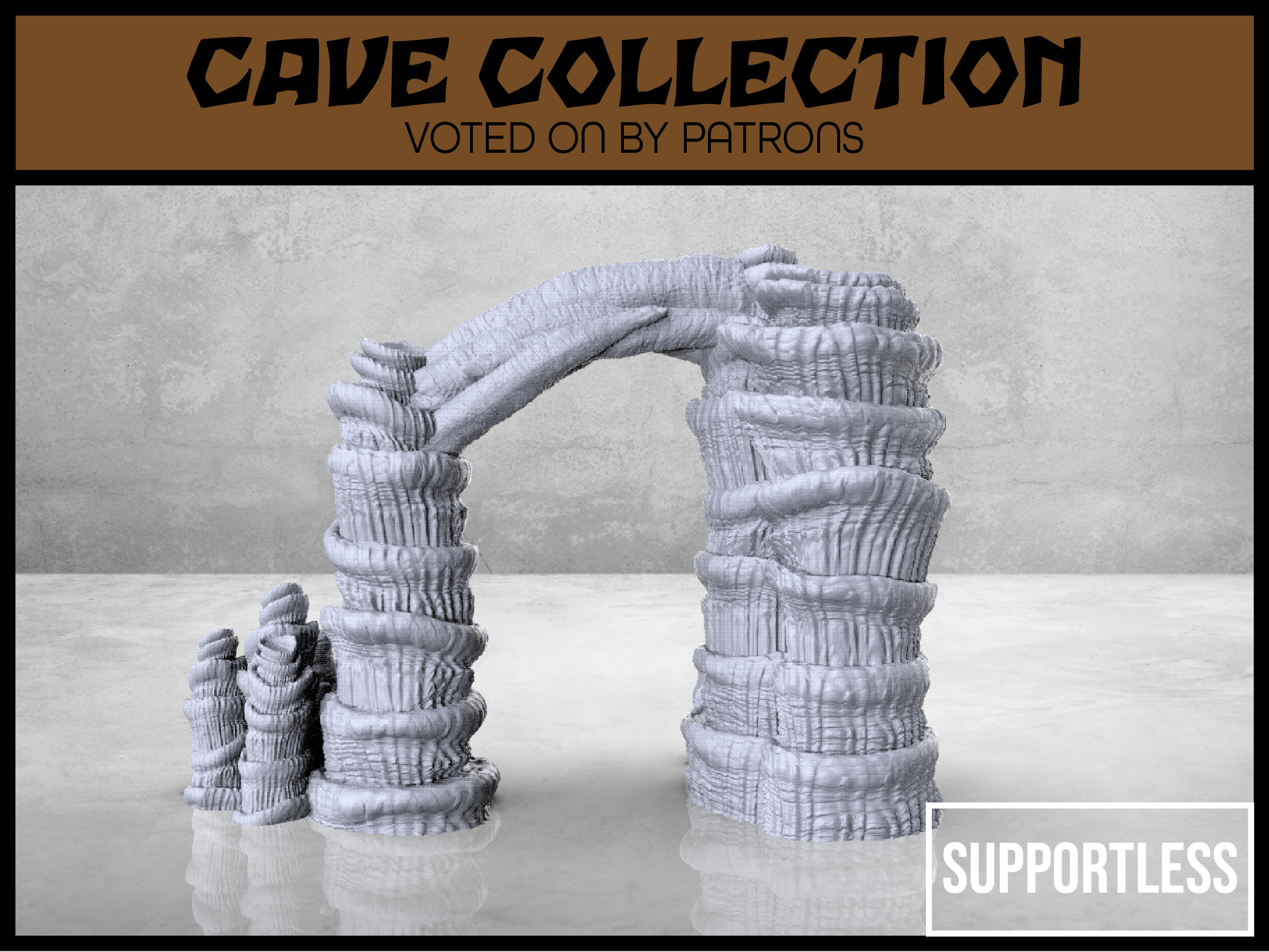 STL file Cave Entrance - Version 2 - Tabletop Scatter Terrain・Model to ...