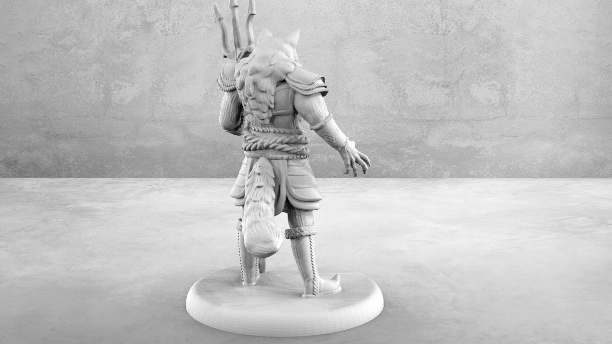 Free STL file Fox Samurai - Tabletop Miniature 🦊・3D printable model to ...