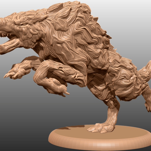 Download free 3D printing models Wolf - Tabletop Miniature ・ Cults