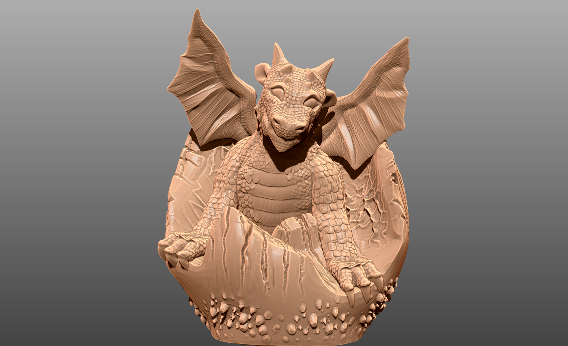 Free STL file Baby Dragon - Tabletop Miniature・3D print object to ...