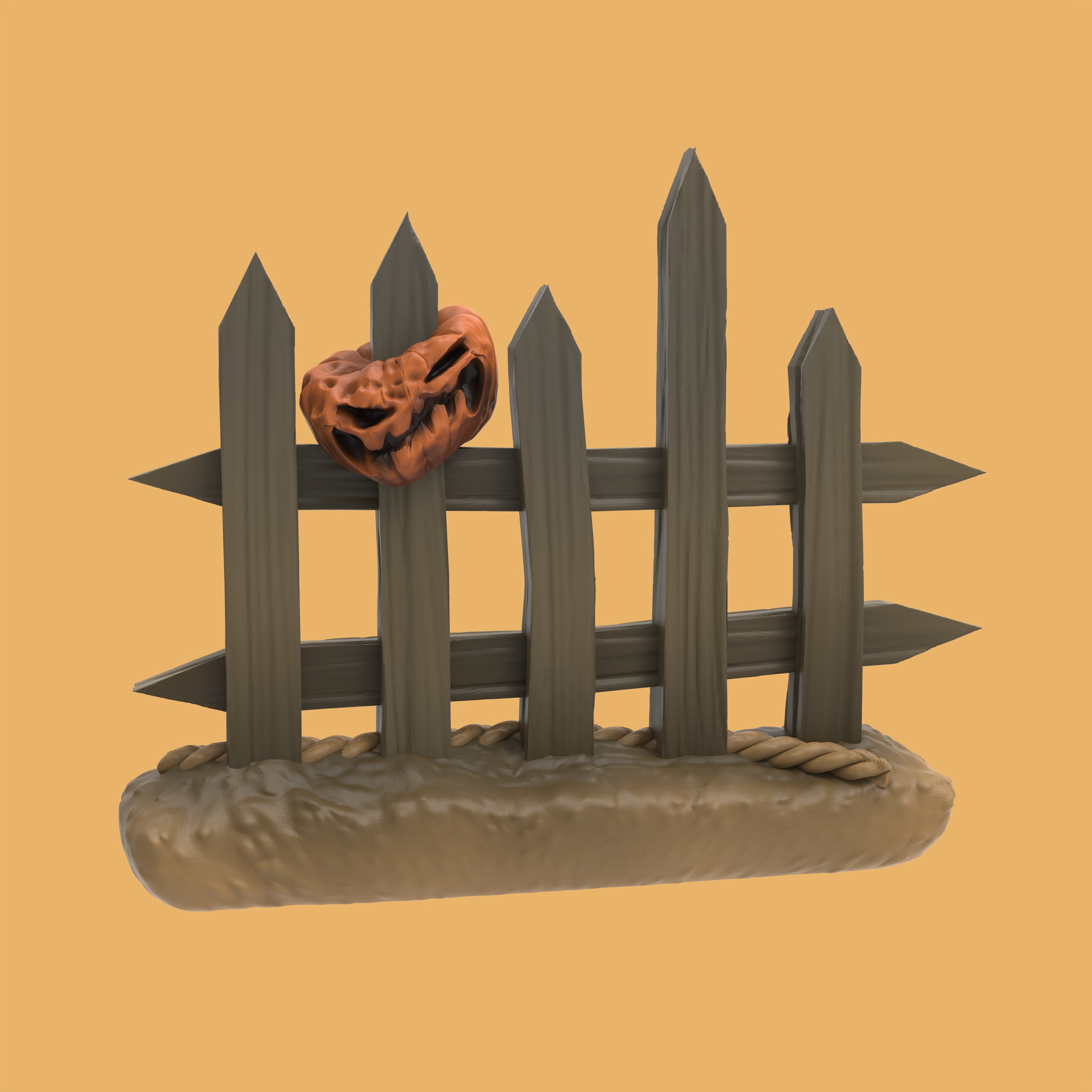 STL file Spooky Fence・3D printing design to download・Cults