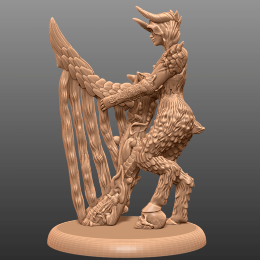 Download free 3D printer files Monster Queen - Tabletop Miniature ・ Cults