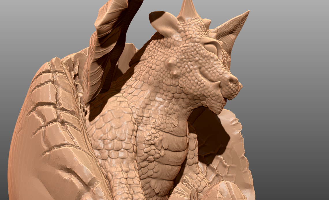 Free STL file Baby Dragon - Tabletop Miniature・3D print object to ...