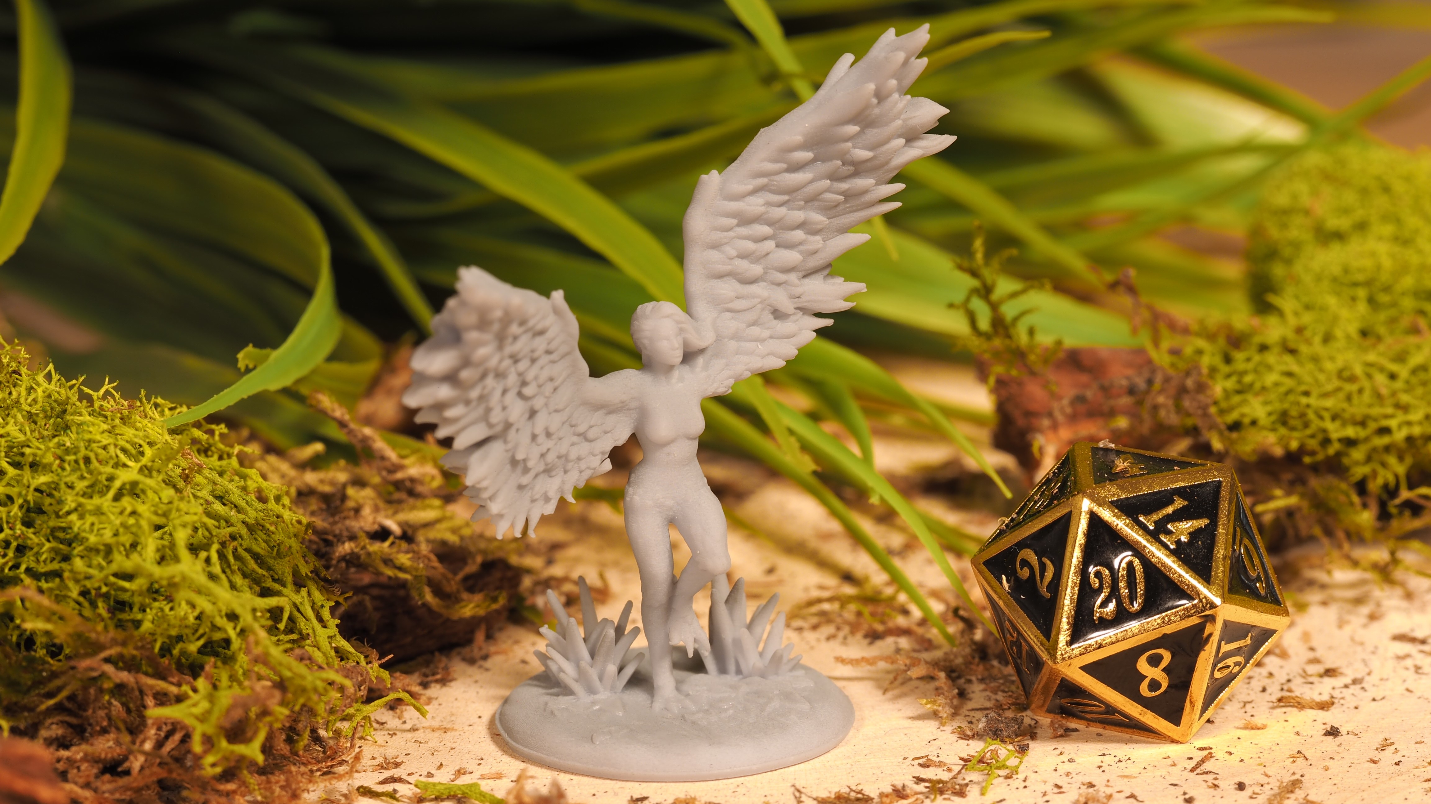 STL file Harpy Action Pose - Tabletop Miniature・3D printer model to ...