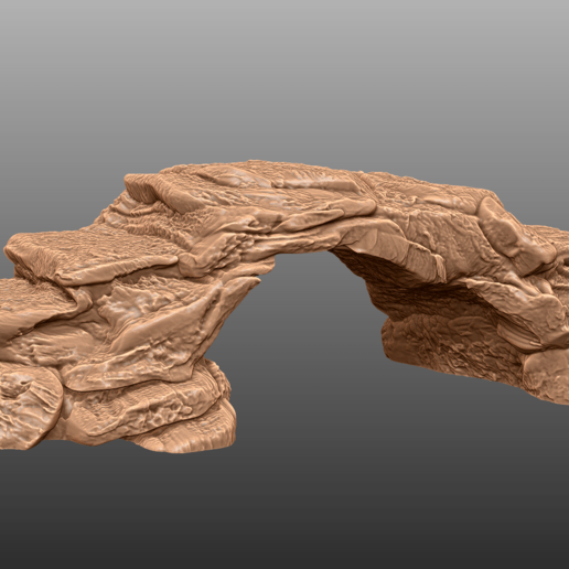 Download free STL file Rock Bridge - Tabletop Terrain • 3D printable ...
