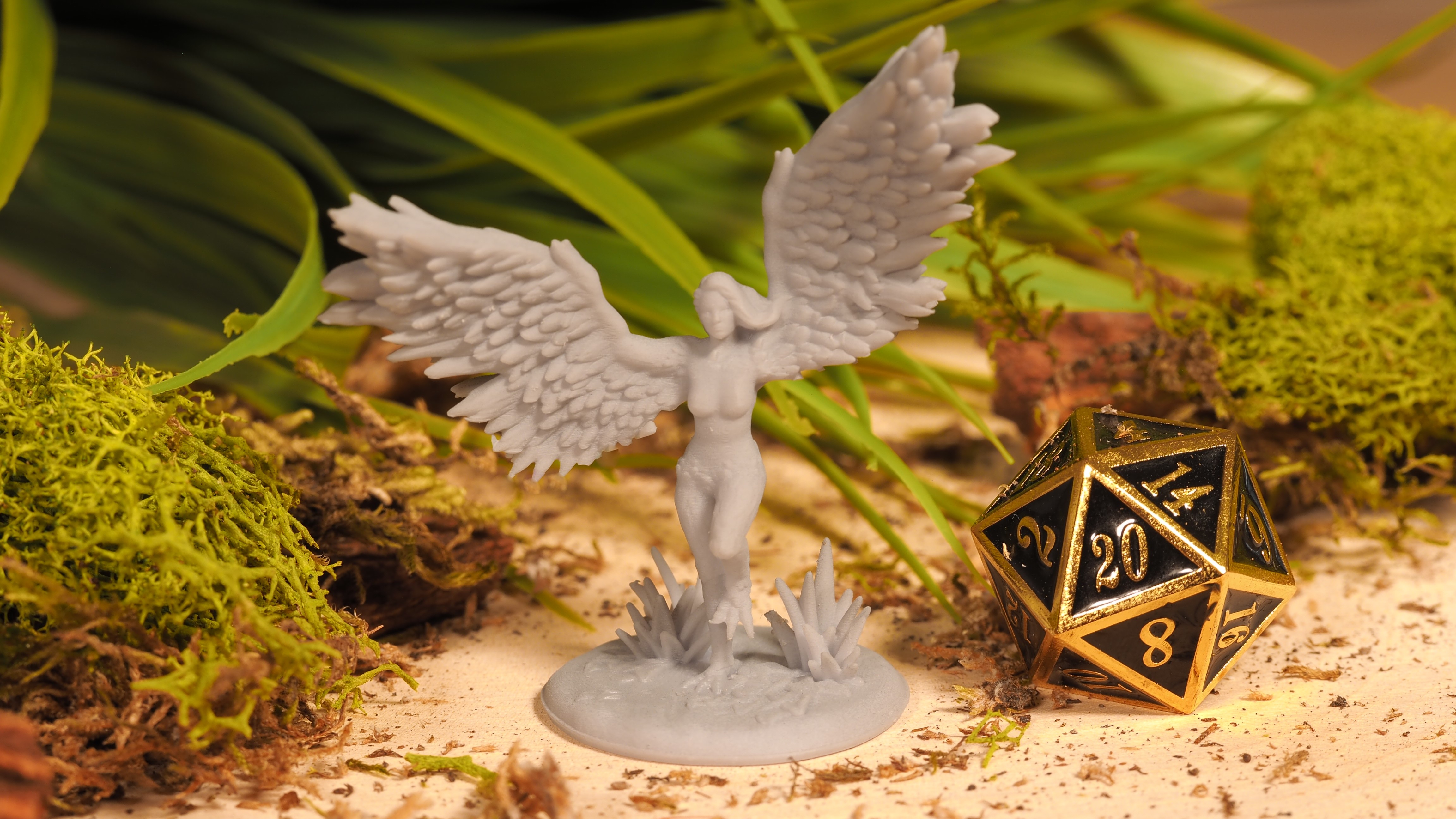 STL file Harpy Action Pose - Tabletop Miniature・3D printer model to ...